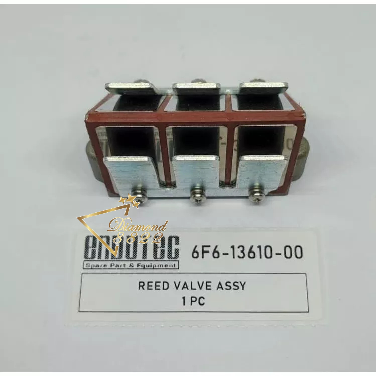 Jual REED VALVE ASSY 6F6-13610-00 SPAREPART MESIN TEMPEL / SUKU CADANG ...