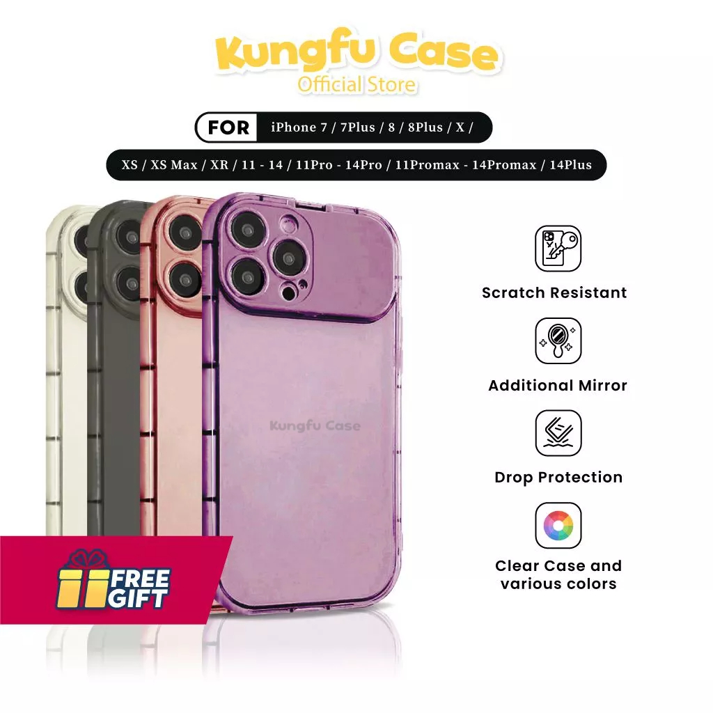 Jual Kung Fu Case - Casing Softcase Mirror Polos For Iphone 7 8 7Plus ...