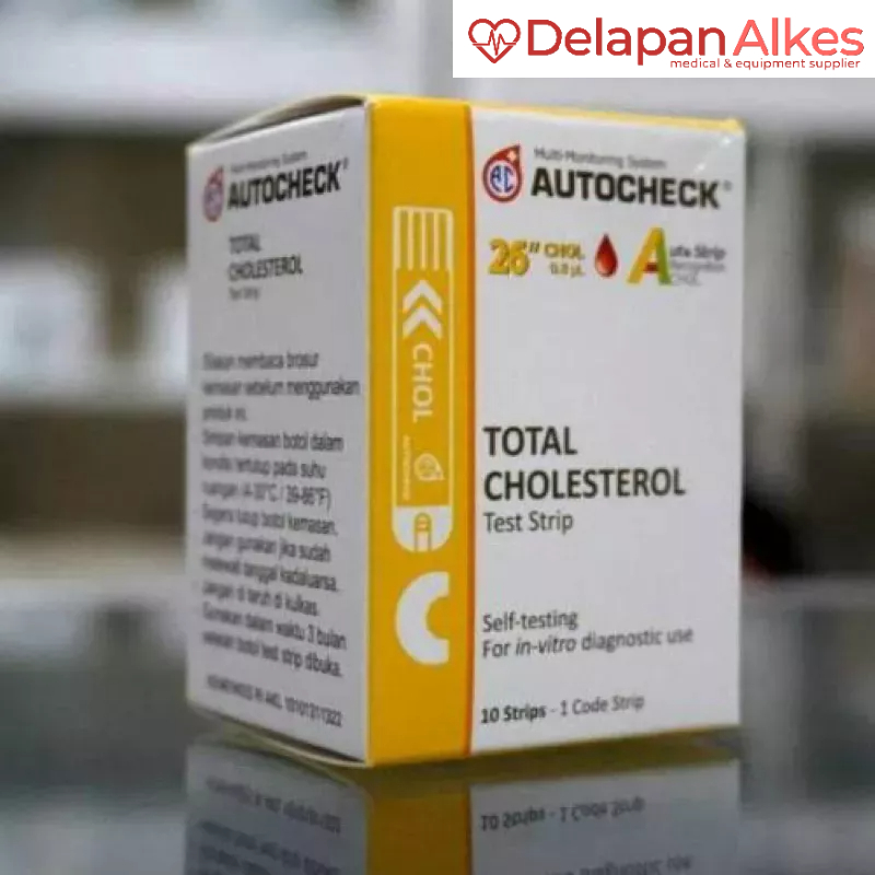 Jual TEST STRIP AUTOCHECK TOTAL CHOLESTEROL - isi 10 strip tes ...