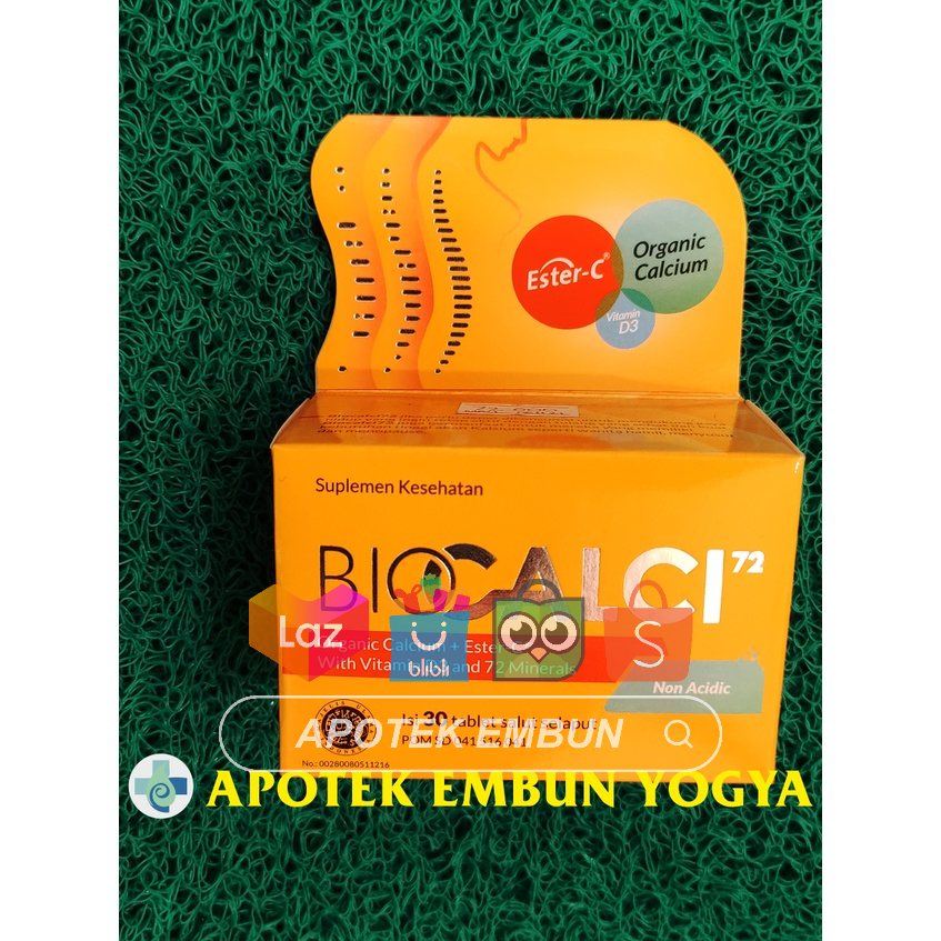 Jual Biocalci-72 30 Tablet - Suplemen Vitamin Daya Tahan Tubuh - Apotek ...