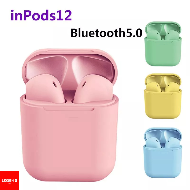 Jual Inpods12 Inpods 12 Headset Bluetooth 5.0 Warna Macaron | Shopee ...