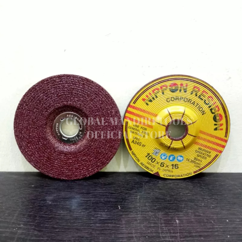 Jual NIPPON RESIBON Batu Gerinda Poles 4'x6mm Grinding Wheel 4 inch ...