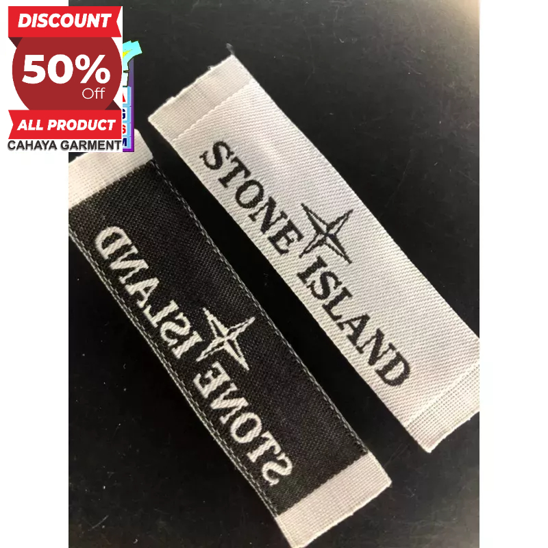Jual STONE ISLAND MAIN TAG SLIP LABEL WOVEN RAJUT BORDIR COTTON SUPER ...