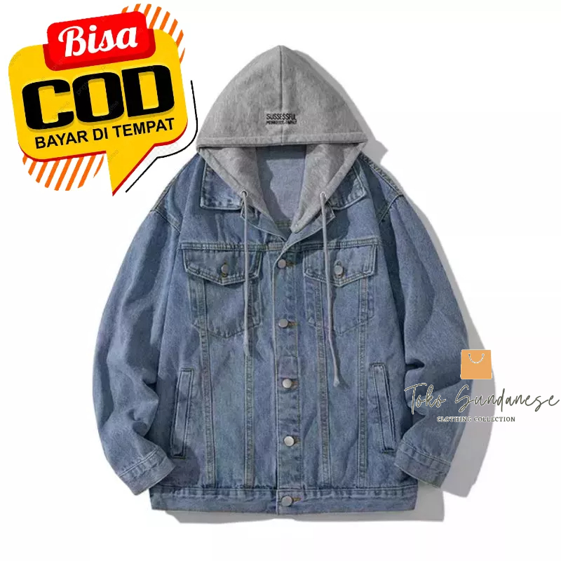 Jual Jaket jeans kupluk hoodie distro original - Jaket jeans mode baru ...