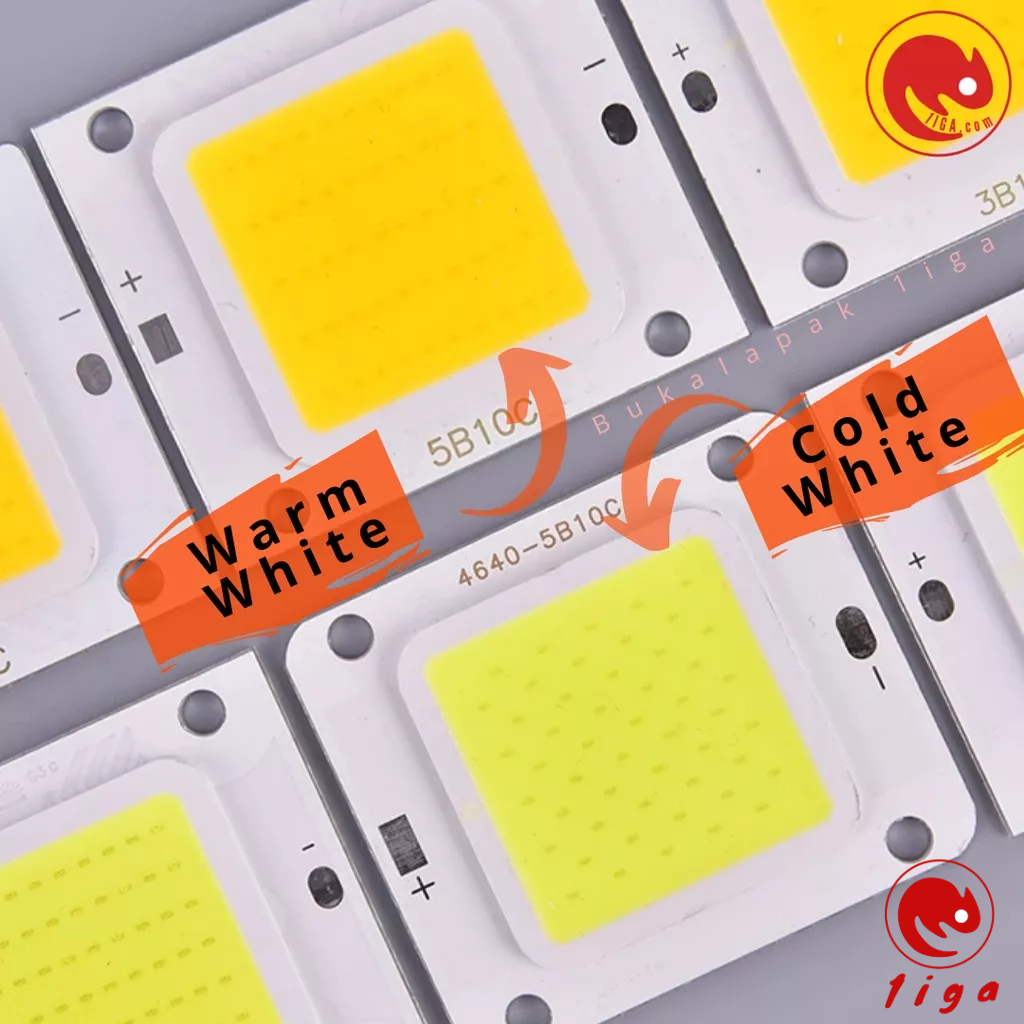 Jual Mata Lampu LED COB 20W 30W 50W 70W 100W Untuk Lampu Sorot PJU ...
