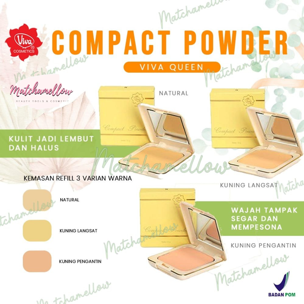 Jual MATCHA VIVA QUEEN COMPACT POWDER | REFILL VIVA QUEEN COMPACT ...