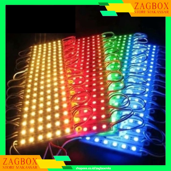 Jual LED MATA 6 VARIASI MOTOR MOBIL Lampu LED Modul 6 Mata 12Volt Warna ...