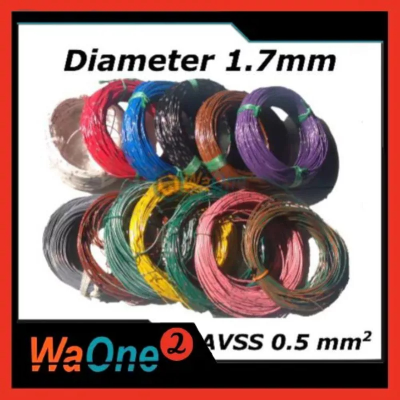 Jual Kabel Body AVS AVSS 0.5 mm Eceran Sinar / Wilson | Shopee Indonesia