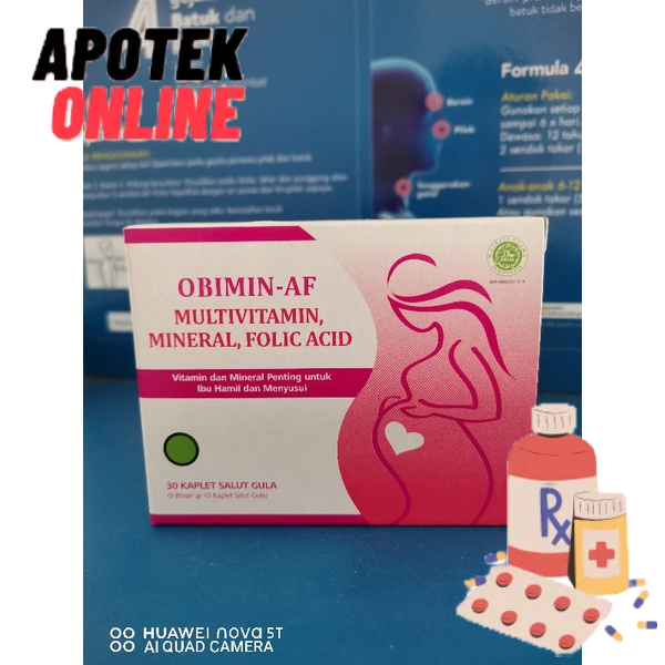Jual OBIMIN AF 30 TABLET VITAMIN IBU HAMIL | Shopee Indonesia