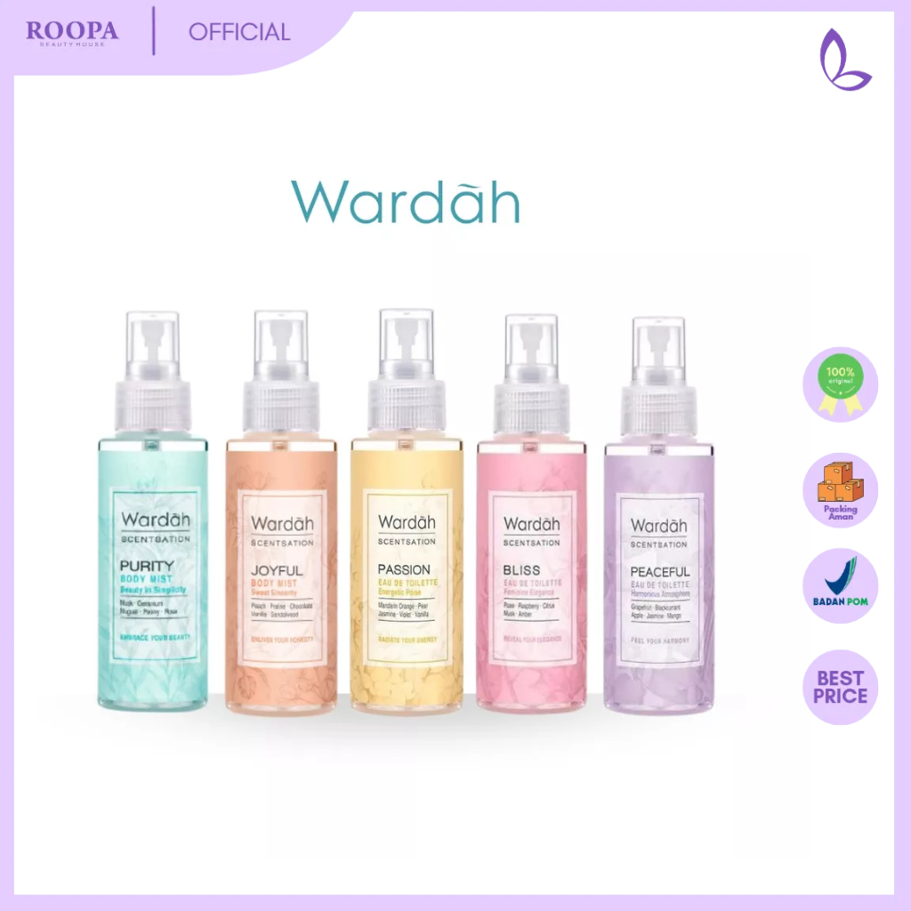 Jual WARDAH Scentsation Body Mist 100 ml | Shopee Indonesia