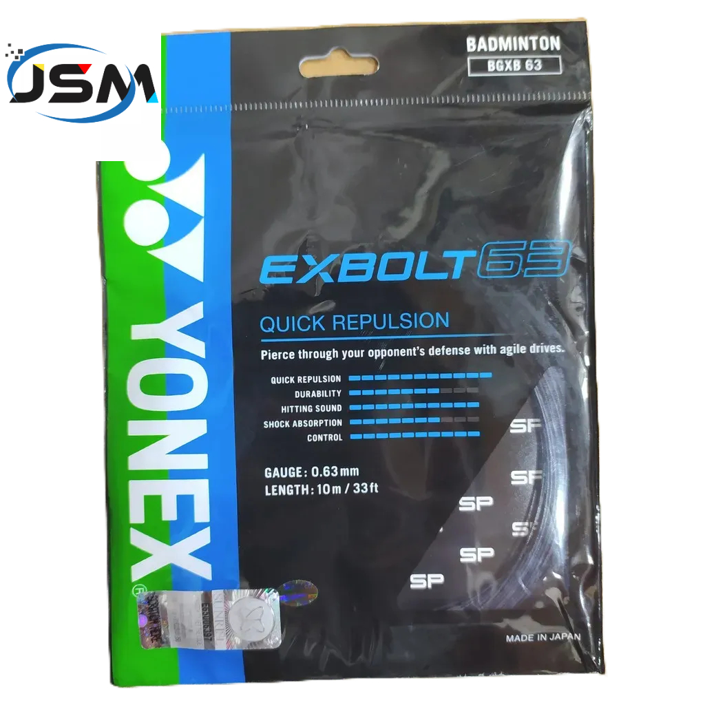 Jual SENAR RAKET BADMINTON YONEX EXBOLT 63 ORIGINAL + PASANG DIGITAL ...