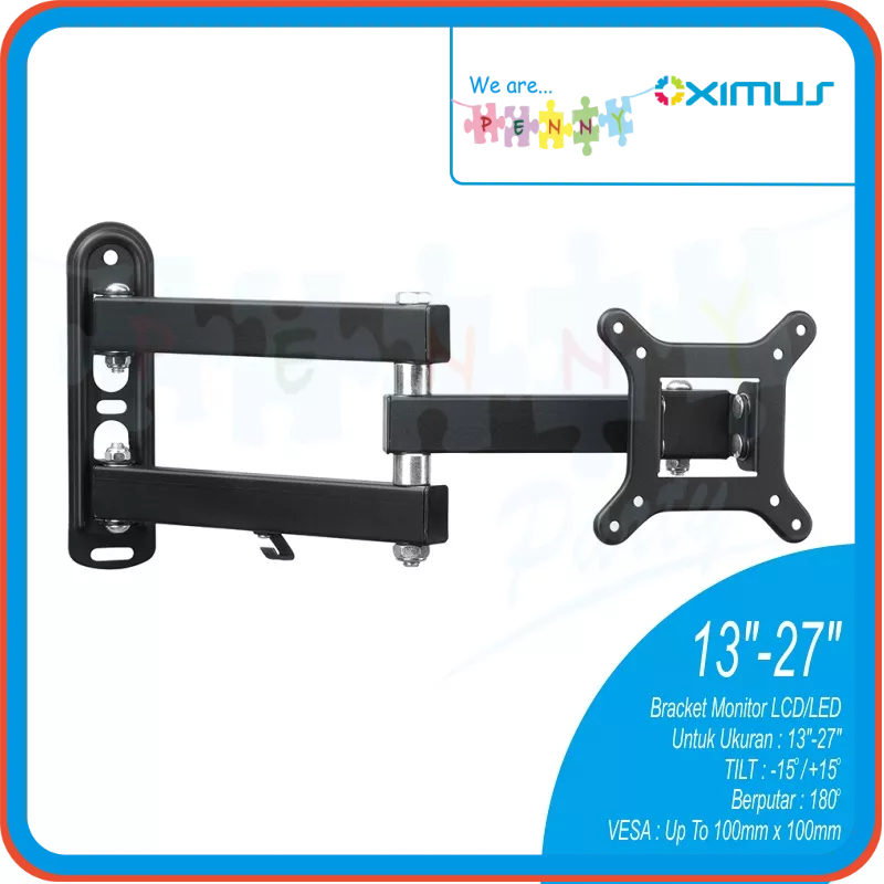 Jual Oximus 1163 Bracket Dinding Lengan (Arm Bracket) Monitor/TV/LCD ...