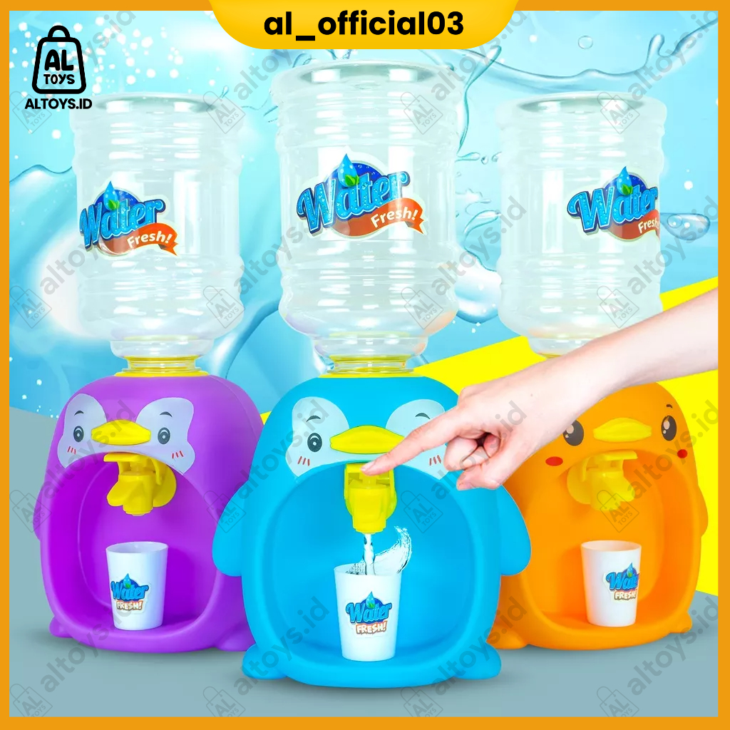Jual Mainan Duck Water Dispenser Galon Minuman Anak Bisa Keluar / Diisi ...
