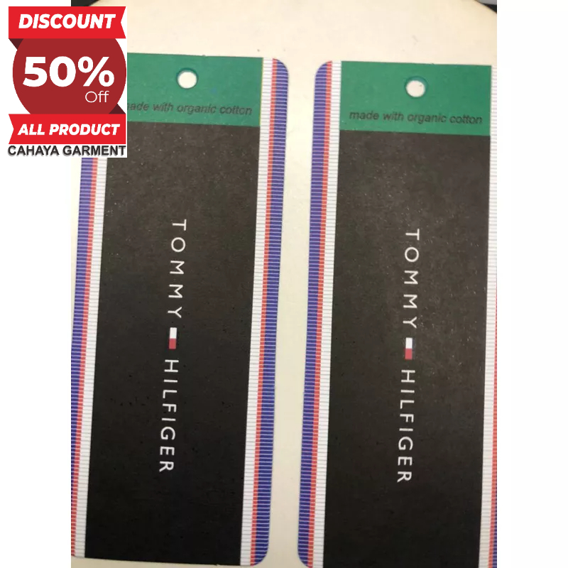 Jual TOMMY HILFIGER TAG ONE FACE PREMIUM CO 1X DI KIRIM 600PCS | Shopee ...