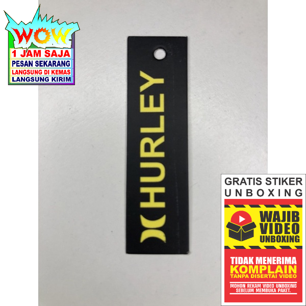 Jual HURLEY LABEL TAG HANGTAG SUPER PREMIUM CO 1X DI KIRIM 600PCS ...