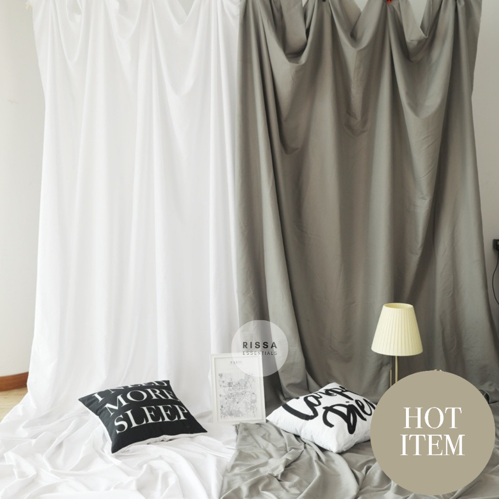 Jual [RISSA] Properti Foto Backdrop Kain Background (Free Gantungan ...