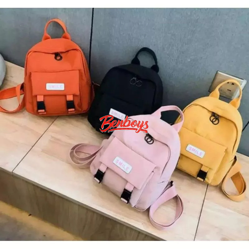 Jual Tas Ransel Mini Wanita Smile - RANSEL MINI WANITA STYLISH SMILE ...