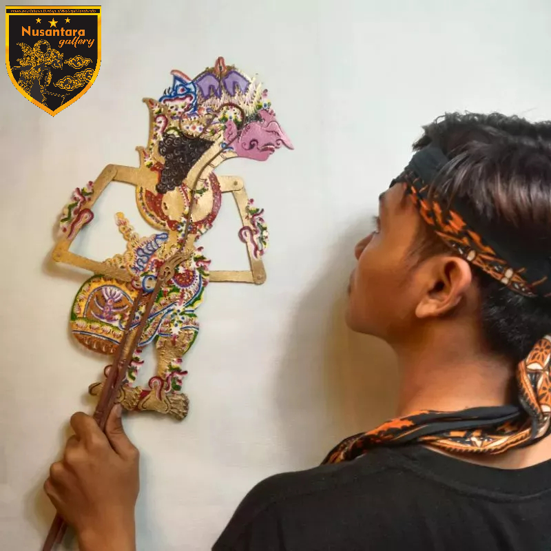 Jual Wayang Kulit Sapi Asli Prabu Karno Ukuran Standar Dalang by ...