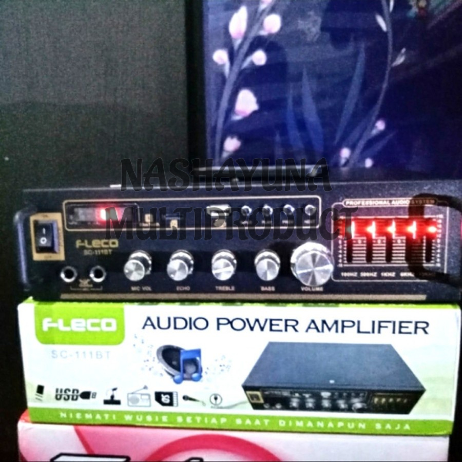 Jual Power Amplifier Bluetooth Fleco SC-111BT/Amplifier Fleco ...