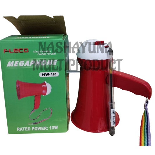 Jual PRODUK BARU!! Megaphone atau Toa kecil Fleco Multifungsi HW-1R ...