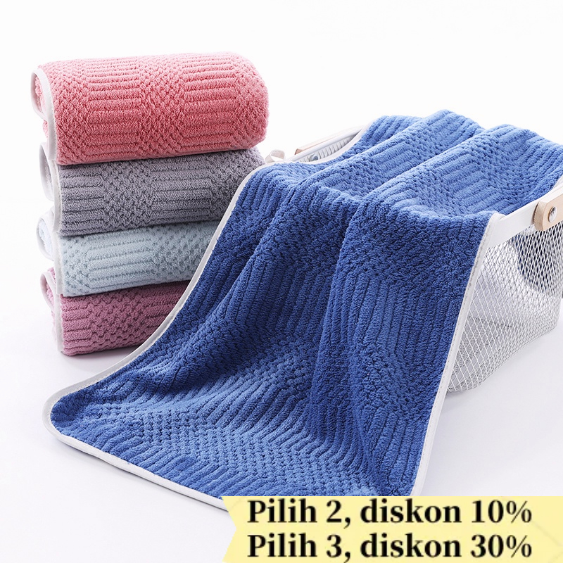 Jual SALLYTOWEL-013 Handuk Kepala Pengering Rambut Dan Muka Bahan ...