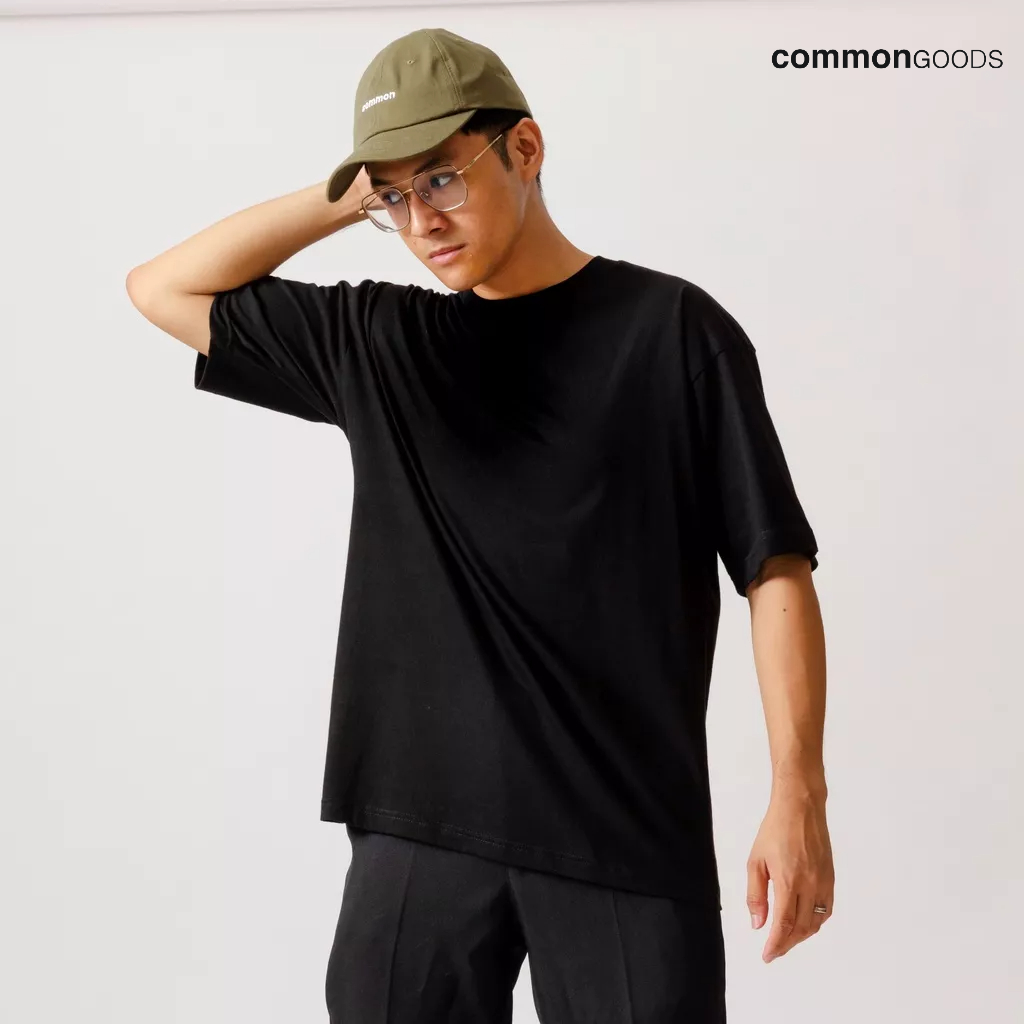 Jual Common Goods Short Sleeve Oversize T-Shirts - Black (Hitam) | Shopee Indonesia