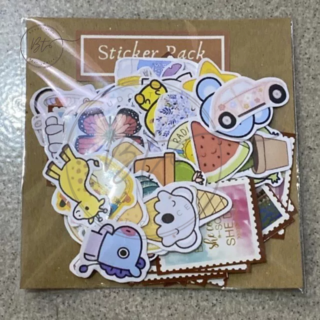 Jual [B117] Sticker Aesthetic | Sticker Estetik Random min.50 pcs ...