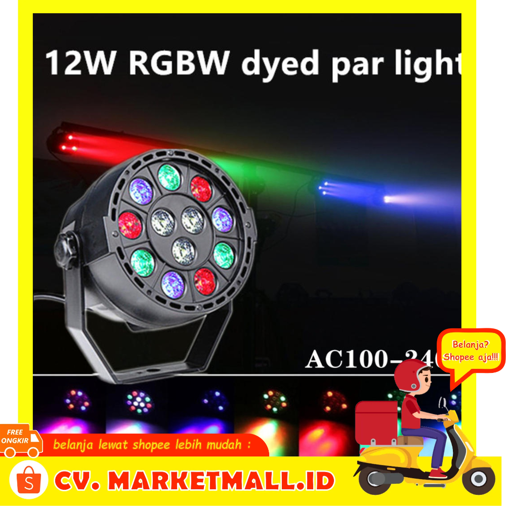 Jual Market Mall - Lampu Sorot LED Outdoor 12W RGB Kontrol DMX Efek ...