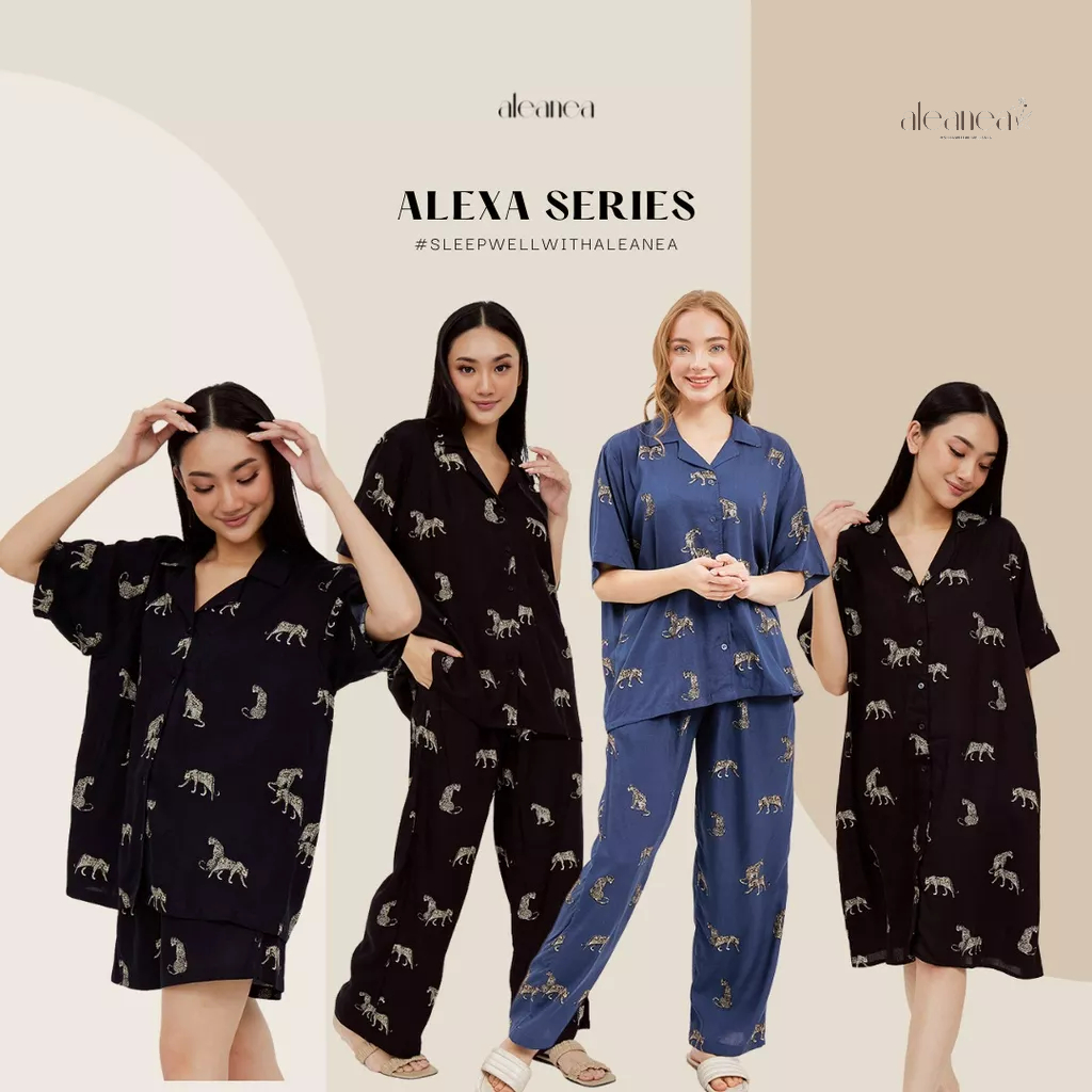 Jual ALEANEA - ALEXA PAJAMAS SET / BAJU TIDUR WANITA | Shopee Indonesia
