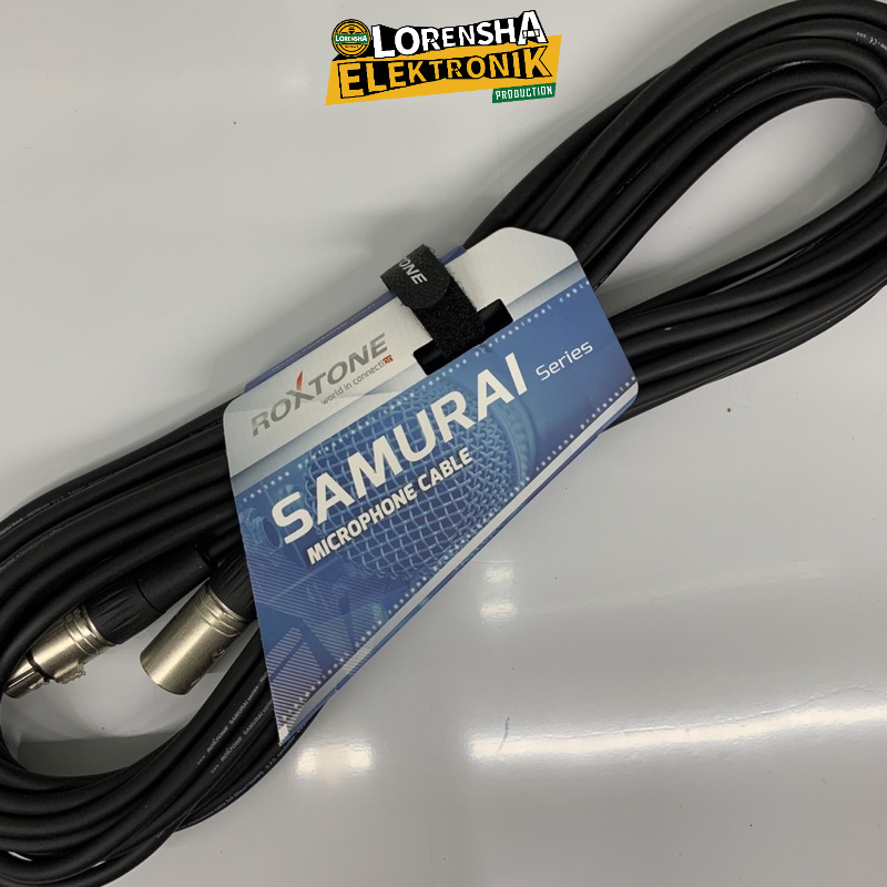 Jual Kabel Mic Roxtone Samurai Series 10 Meter | Shopee Indonesia