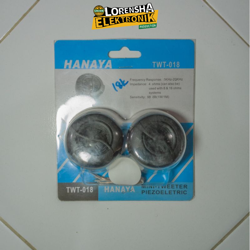 Jual Mini Tweeter Piezoeletric Hanaya TWT-018 | Shopee Indonesia