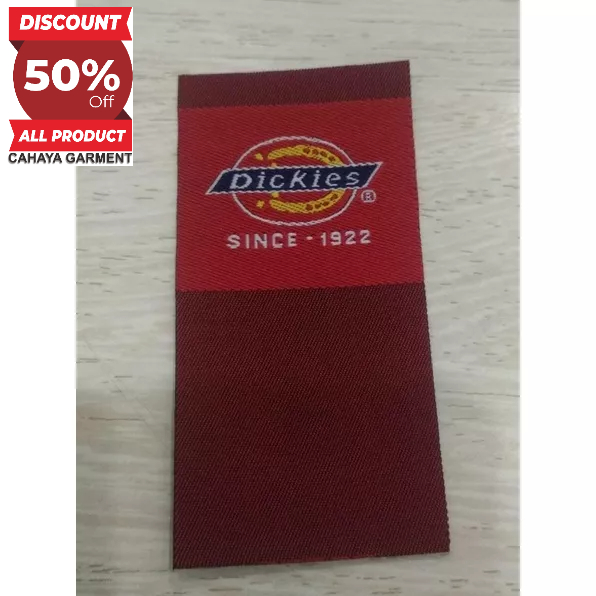 Jual DICKIES TAG LABEL ATAS RAJUT BORDIR COTTON SUPER PREMIUM CO 1X DI ...