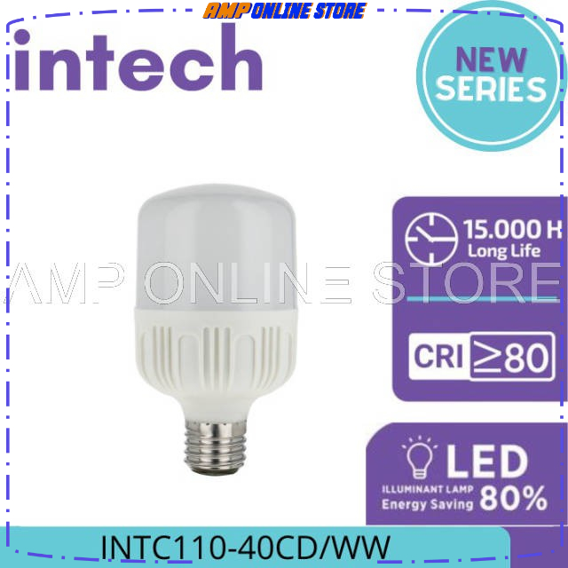 Jual AMP ONLINE STORE - Intech Bohlam Capsule 40 Watt Putih & Kuning - Lampu LED Kapsul INtech ...