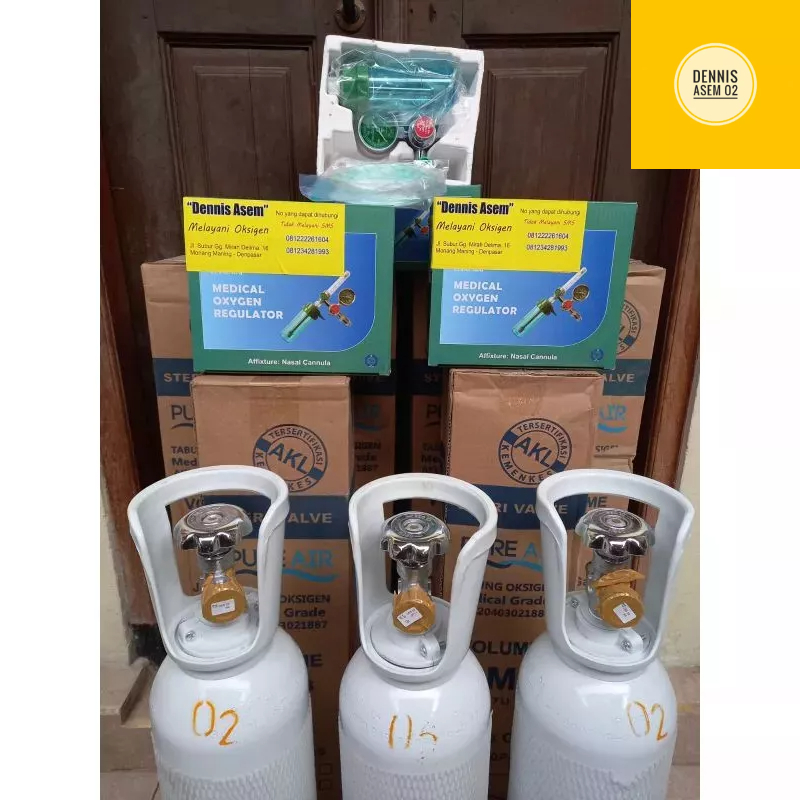 Jual Tabung Oksigen 1m3 + Regulator + Isi Oksigen | Shopee Indonesia