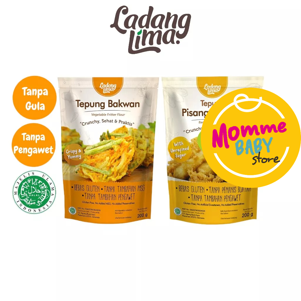 Jual Tepung Bumbu Goreng Ladang Lima No MSG 150gr Sehat Serba Guna ...