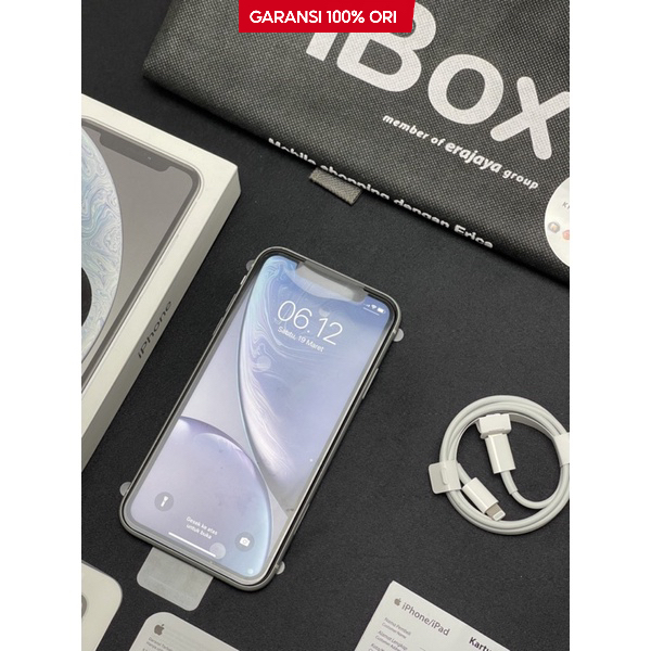 Jual IP Xr resmi ibox - 64GB 128GB - Putih - Garansi Resmi Indonesia - Like New | Shopee Indonesia