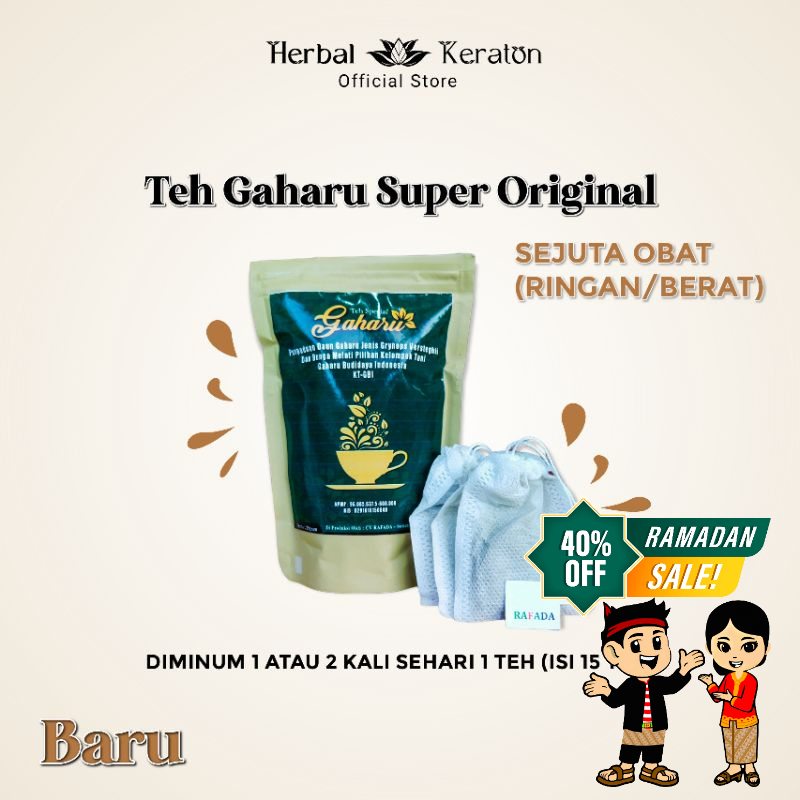 Jual Teh Gaharu Super - Herbal Asli Madura Isi 15 Kantong Teh | Shopee ...
