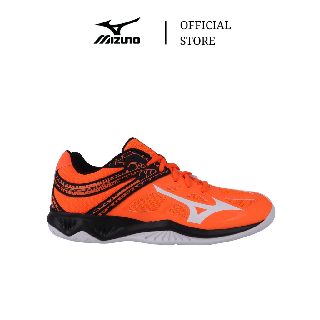 Jual MIZUNO SEPATU VOLI THUNDER BLADE 2 ORANGE CLOWN FISH WHITE BLACK ...