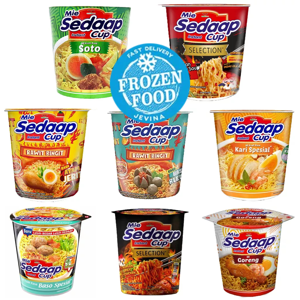 Jual Sedaap Mie Instant Cup Baso Bleduk | Korean Spicy Soup | Korean ...