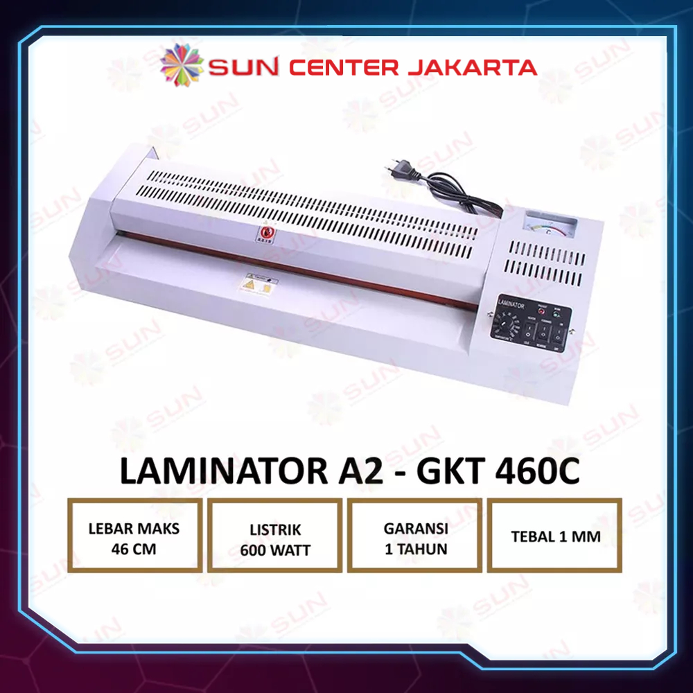 Jual Mesin Laminating A2 46 cm Laminator GKT 460C | Shopee Indonesia