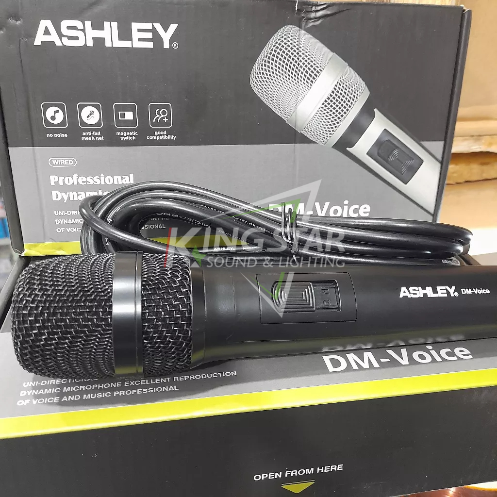 Jual Mic Ashley DM Voice Original Microphone Kabel | Shopee Indonesia