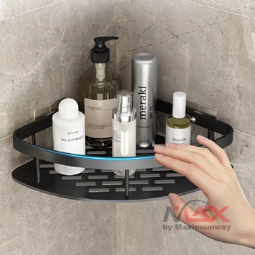 Jual RGR Rak Sudut siku kamar Mandi PREMIUM bahan Aluminium anti karat ...