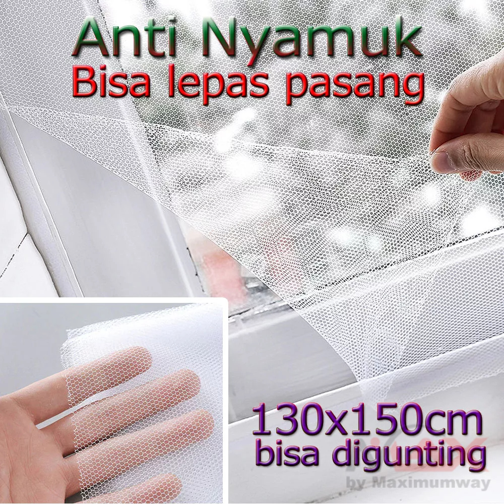 Jual RIGWARL Jaring Anti Nyamuk 130X150cm bisa digunting menyesuaikan ...