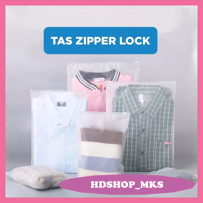 Jual Zipper lock / zipper storage bag / zipper travel pouch / travel ...