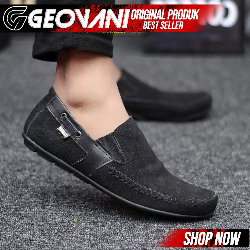 Jual Sepatu Casual Slip On Pria Kulit Asli Murah Kuliah Kerja ...