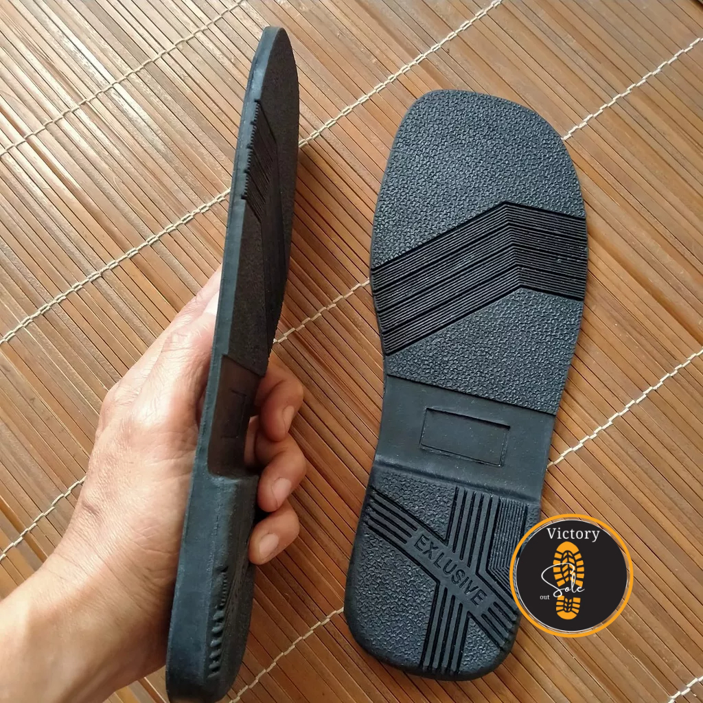 Jual out sole sendal cowok dewasa karet mentah asli anti slip | Shopee ...