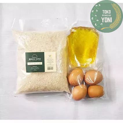 Jual Paket Sembako Hemat 2, Beras 1kg, Minyak Goreng 1/4kg, Telur Ayam ...