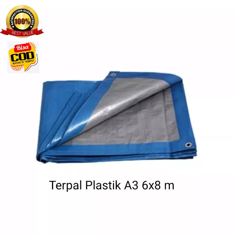 Jual 6X8 TERPAL PLASTIK A3 6 x 8 Meter Kualitas Import | Shopee Indonesia