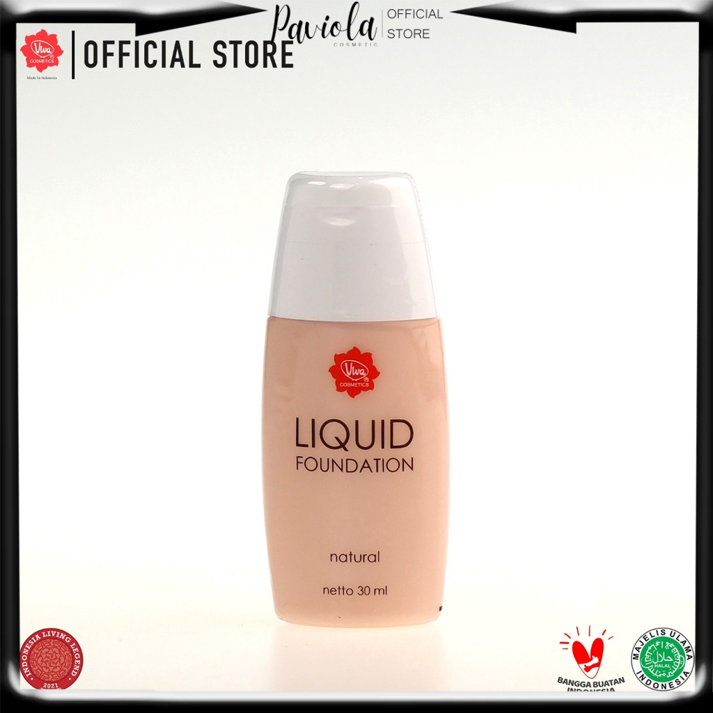 Jual ⚡Paviola⚡ Viva Liquid Foundation - 30ml | Shopee Indonesia