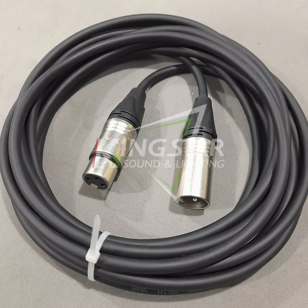 Jual Kabel Mic XLR BMA Canon AC3F AC3MM MC002 Original 5 meter Cable ...